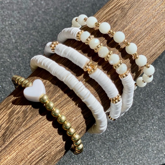 Jewelry | Bling Whitegold Friendship Bracelets | Poshmark